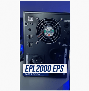 EPL-2000 شرح جهاز مزود الطاقة يو بي إس 2 كيلو فولت أمبير - MYE Technology